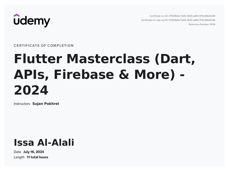 Issa Al-Alali on LinkedIn: #flutter #firebase #mobiledev Issa Al-Alali on LinkedIn: #flutter #firebase #mobiledev