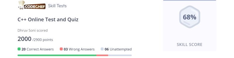 Dhruv Soni on LinkedIn: #codechef #dsa #cpp #problemsolving Dhruv Soni on LinkedIn: #codechef #dsa #cpp #problemsolving