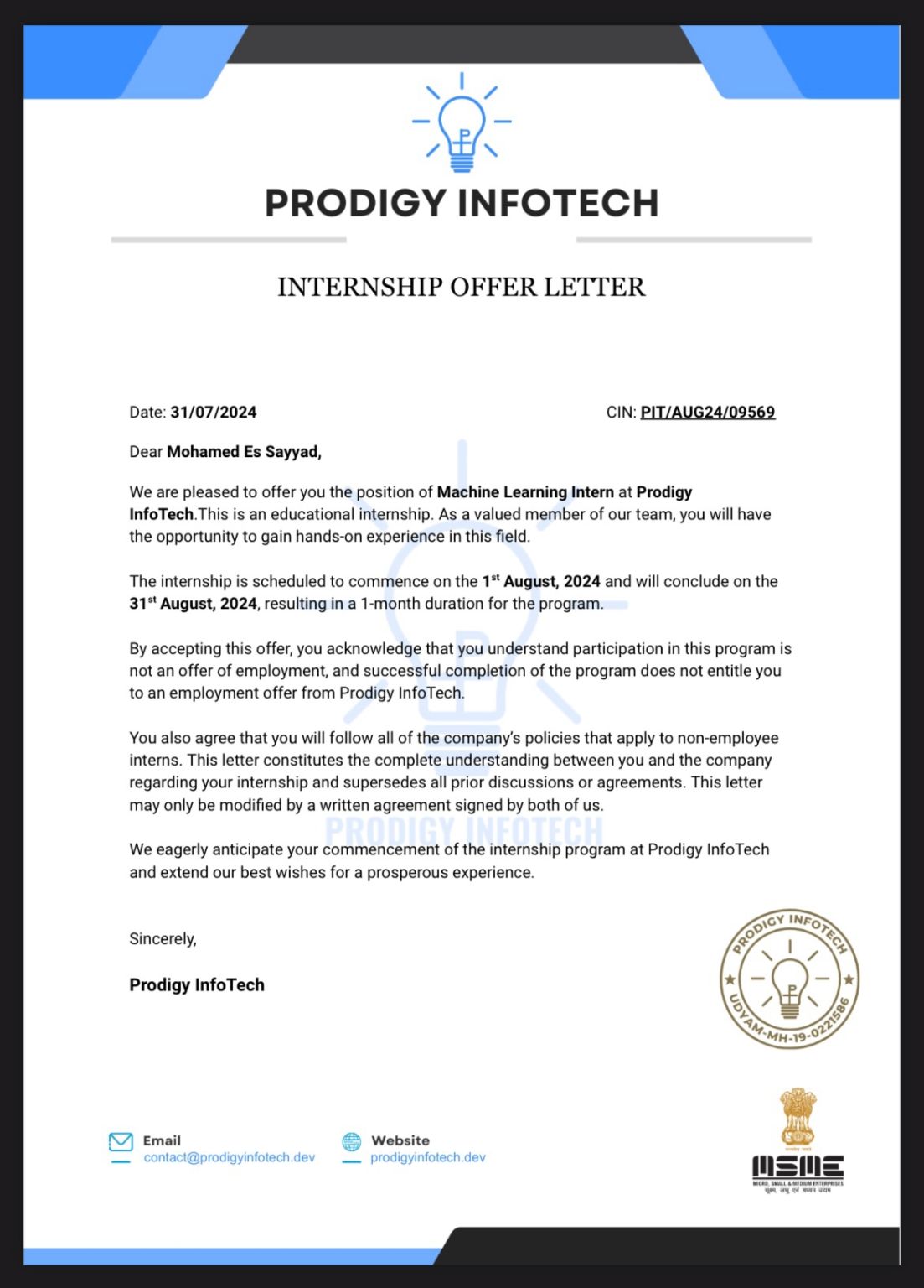 Mohamed Es-sayyad on LinkedIn: #machinelearning #ai #internship # ... Mohamed Es-sayyad on LinkedIn: #machinelearning #ai #internship # ...