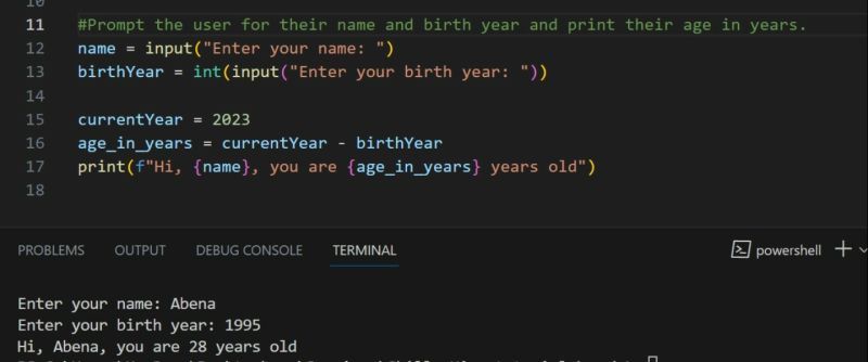 Emmanuel Brux Ekeadzi on LinkedIn: #pythonprogramming #100daysofcode Emmanuel Brux Ekeadzi on LinkedIn: #pythonprogramming #100daysofcode