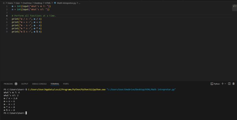 Veeram Sagar on LinkedIn: I made Math Interpreter program for practice... Veeram Sagar on LinkedIn: I made Math Interpreter program for practice...