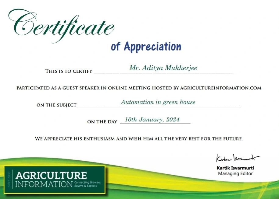 Aditya Mukherjee on LinkedIn: #automation #greenhouse #innovation # ... Aditya Mukherjee on LinkedIn: #automation #greenhouse #innovation # ...