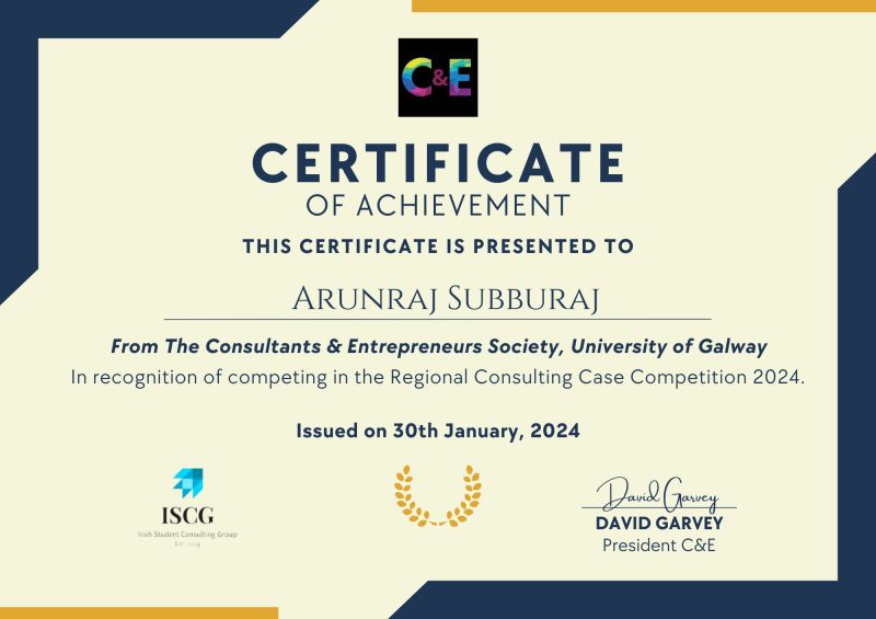 ARUNRAJ S on LinkedIn: #casecompetition #strategicdecisionmaking # ... ARUNRAJ S on LinkedIn: #casecompetition #strategicdecisionmaking # ...
