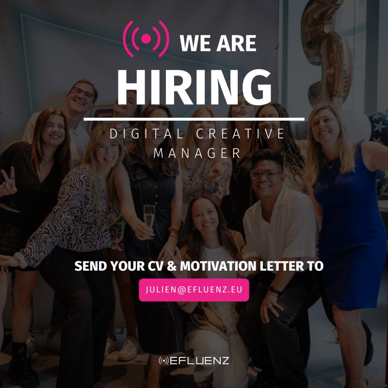 Emilie Gharbi on LinkedIn: WE ARE HIRING 🚀 Efluenz EU Emilie Gharbi on LinkedIn: WE ARE HIRING 🚀 Efluenz EU