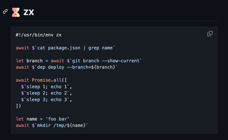 Ivan Velichko on LinkedIn: TIL: zx - write your scripts in a mix of ... Ivan Velichko on LinkedIn: TIL: zx - write your scripts in a mix of ...