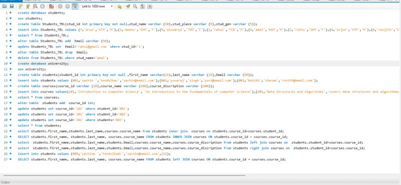 My SQL joins project with examples | Athira Vc posted on the topic ... My SQL joins project with examples | Athira Vc posted on the topic ...
