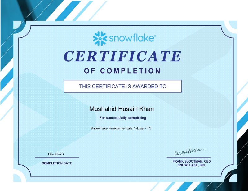 Mushahid Husain khan on LinkedIn: #snowflake #dataengineering Mushahid Husain khan on LinkedIn: #snowflake #dataengineering