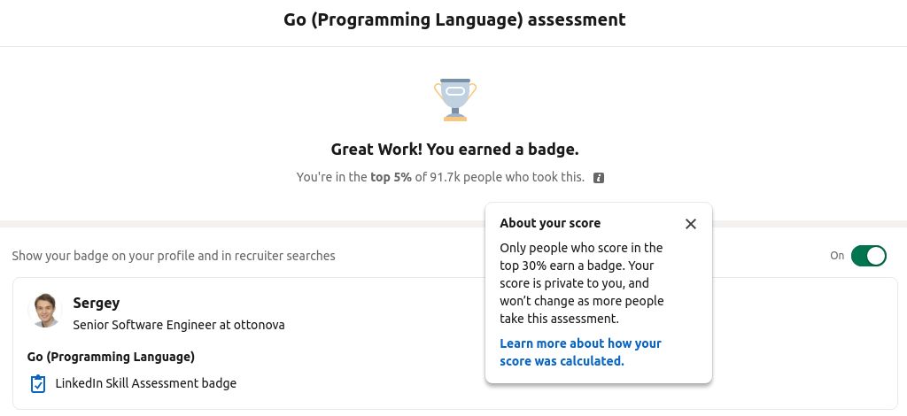 Sergey Podgornyy on LinkedIn: Learning brought me to the top 5% of Go ... Sergey Podgornyy on LinkedIn: Learning brought me to the top 5% of Go ...