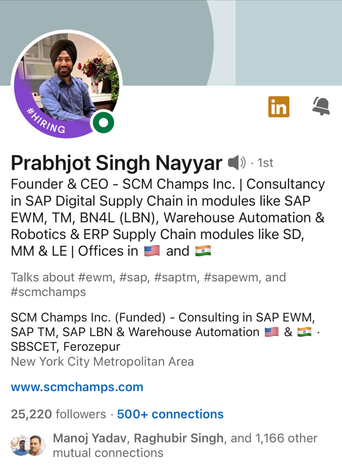 Prabhjot Singh Nayyar posted on LinkedIn Prabhjot Singh Nayyar posted on LinkedIn