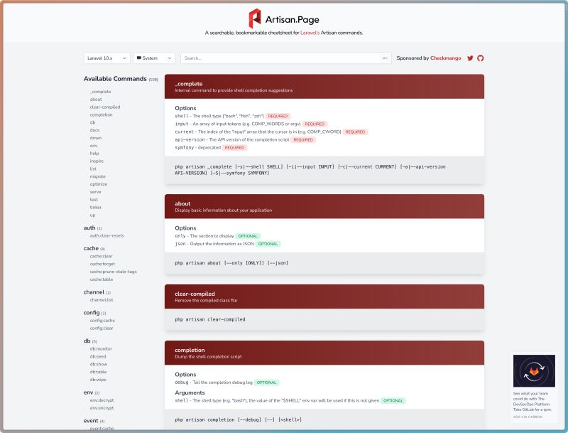 James Brooks on LinkedIn: 🛠️ Do you know your Laravel Artisan commands ... James Brooks on LinkedIn: 🛠️ Do you know your Laravel Artisan commands ...