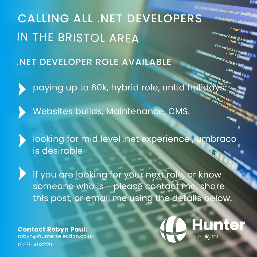 Robyn Paul on LinkedIn: #dotnetdeveloper #dotnetjobs #dotnetcore # ... Robyn Paul on LinkedIn: #dotnetdeveloper #dotnetjobs #dotnetcore # ...