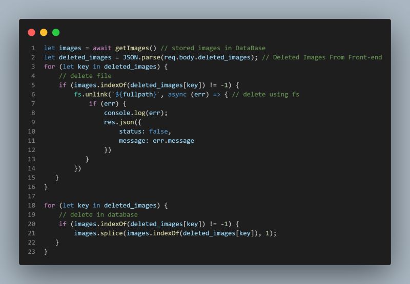 Salman Fayazi on LinkedIn: 🗑 How To Delete File - ExpressJs Via fs Salman Fayazi on LinkedIn: 🗑 How To Delete File - ExpressJs Via fs