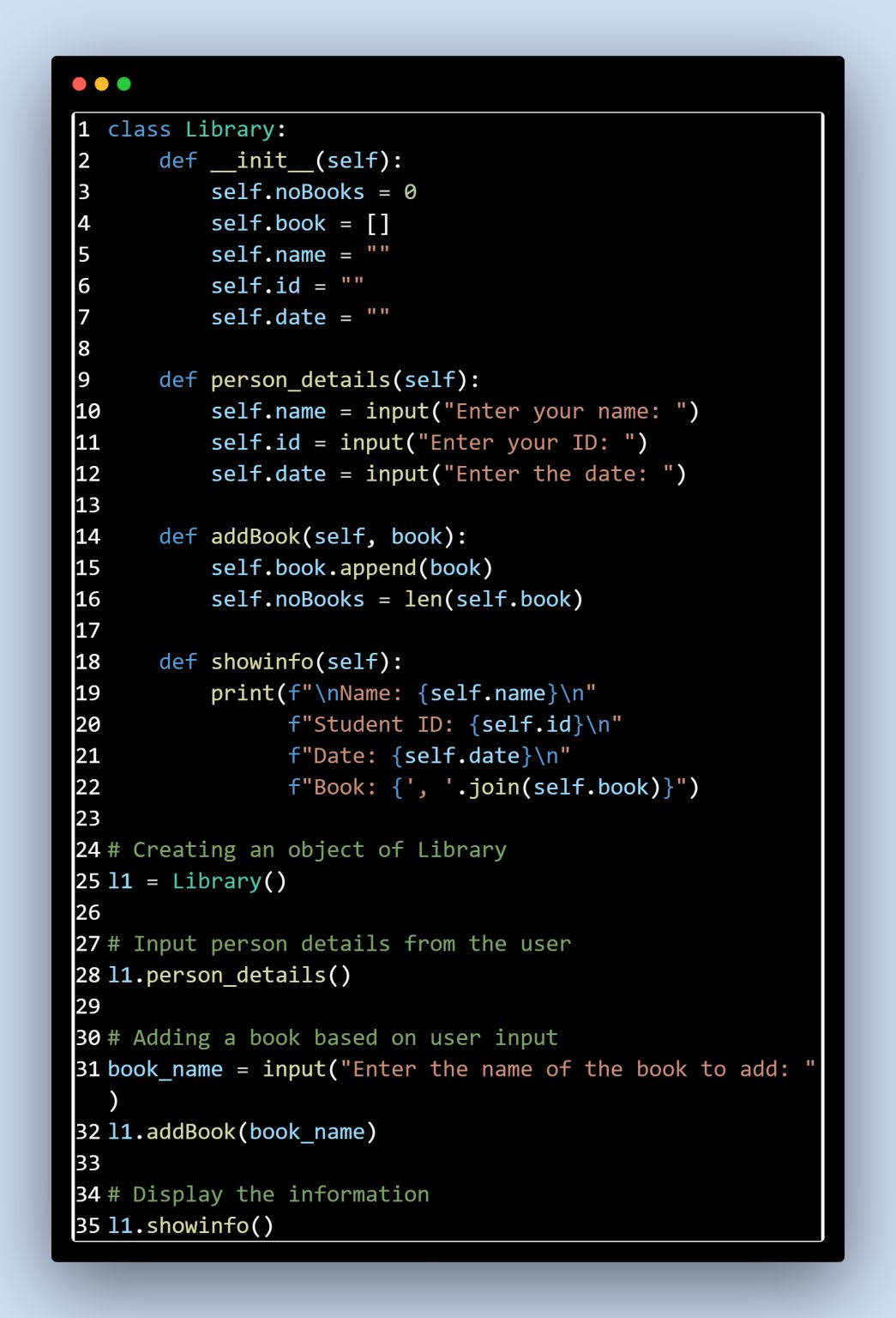Rachit Thakur on LinkedIn: #python #oop #librarymanagementsystem # ... Rachit Thakur on LinkedIn: #python #oop #librarymanagementsystem # ...