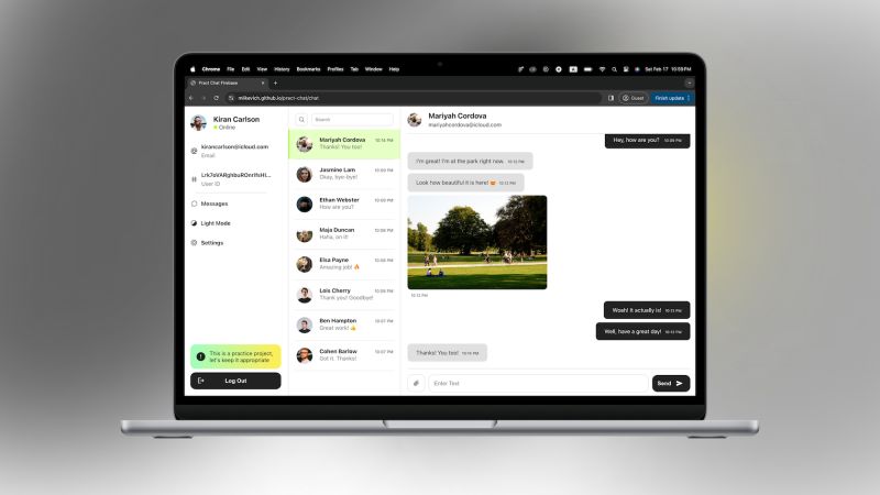 Gleb Milkevich on LinkedIn: #reactjs #realtimechat #webdevelopment Gleb Milkevich on LinkedIn: #reactjs #realtimechat #webdevelopment
