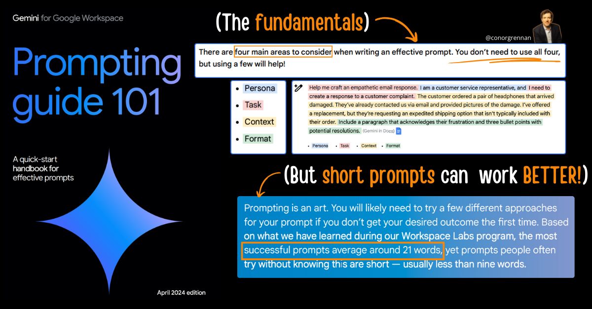 Conor Grennan on LinkedIn: Google just released a 45 page Prompting ... Conor Grennan on LinkedIn: Google just released a 45 page Prompting ...