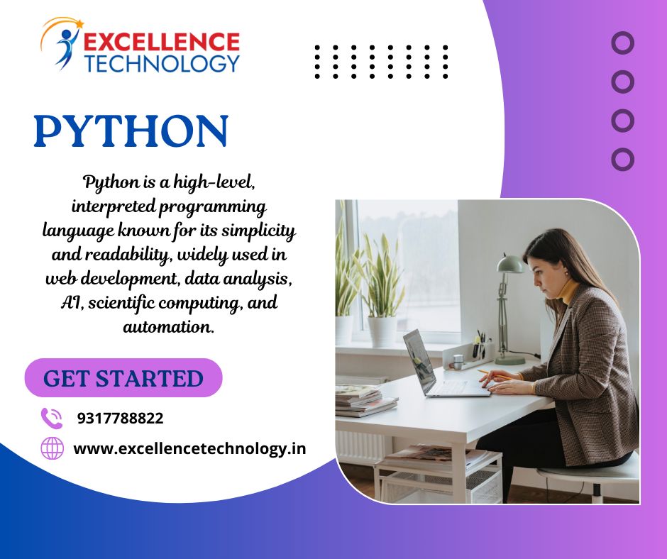 harshika excellence technology on LinkedIn: Python Python is a high ... harshika excellence technology on LinkedIn: Python Python is a high ...