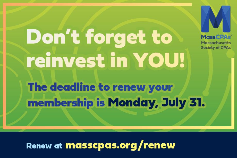 MassCPAs on LinkedIn: 📢ATTENTION MASSCPAs MEMBERS!📢 Your MassCPAs ... MassCPAs on LinkedIn: 📢ATTENTION MASSCPAs MEMBERS!📢 Your MassCPAs ...