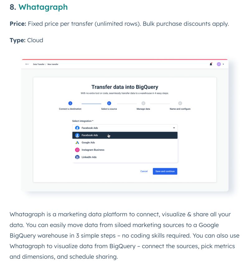Whatagraph on LinkedIn: #etl #bigdata #dataintegration # ... Whatagraph on LinkedIn: #etl #bigdata #dataintegration # ...