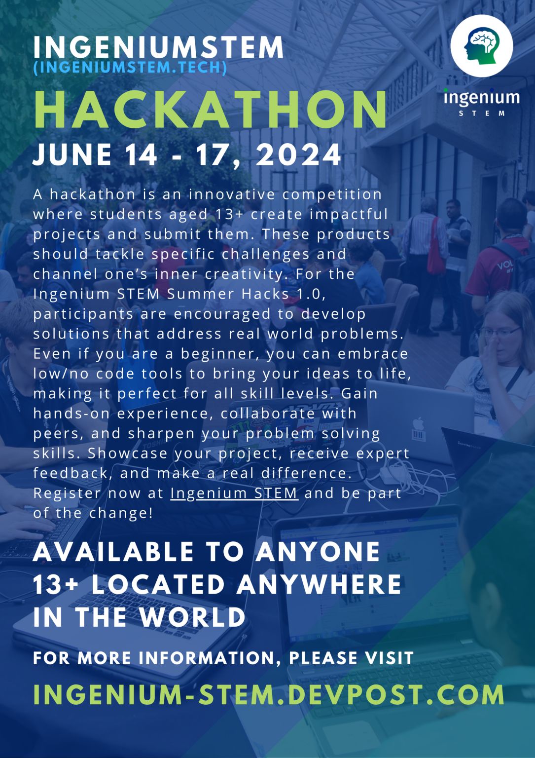IngeniumSTEM on LinkedIn: #stem #hackathon #innovation #education # ... IngeniumSTEM on LinkedIn: #stem #hackathon #innovation #education # ...