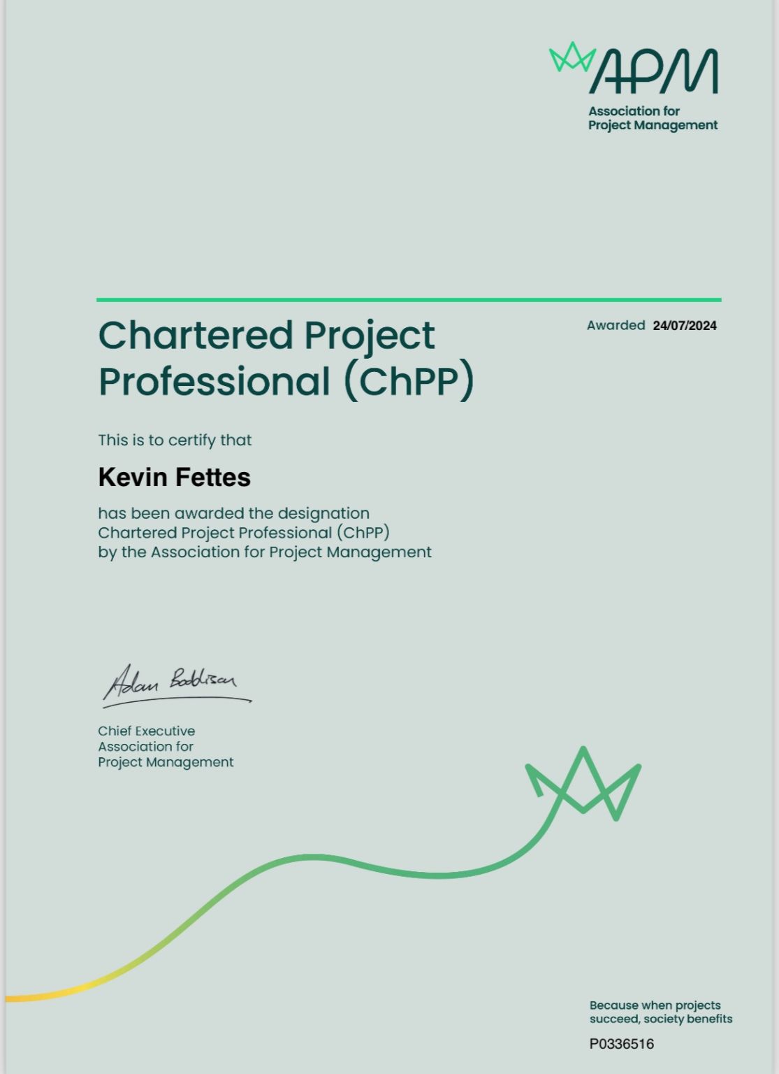 Kevin Fettes ChPP MAPM, IEng MICE on LinkedIn: #getchpp #getchartered ... Kevin Fettes ChPP MAPM, IEng MICE on LinkedIn: #getchpp #getchartered ...