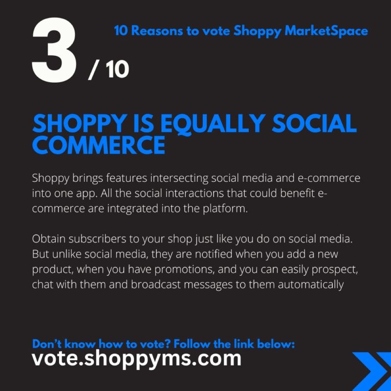 Shoppy MarketSpace on LinkedIn: Here's reason 3 out of 10 to support ... Shoppy MarketSpace on LinkedIn: Here's reason 3 out of 10 to support ...