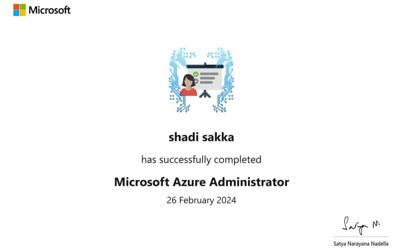 Shadi Sakka on LinkedIn: Today I earned my Shadi Sakka on LinkedIn: Today I earned my