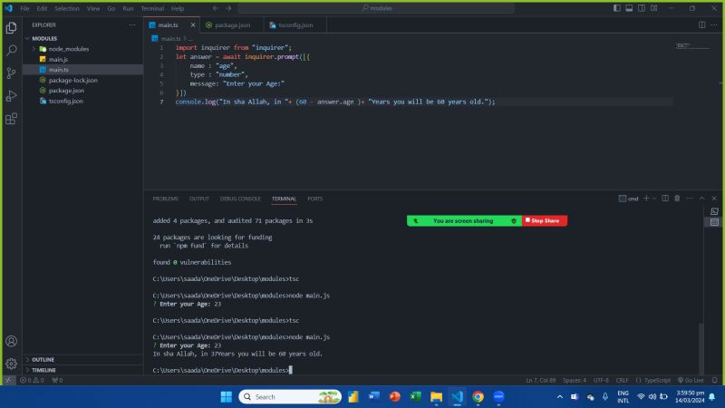 ayesha adnan on LinkedIn: #typescript #javascript #programming # ... ayesha adnan on LinkedIn: #typescript #javascript #programming # ...
