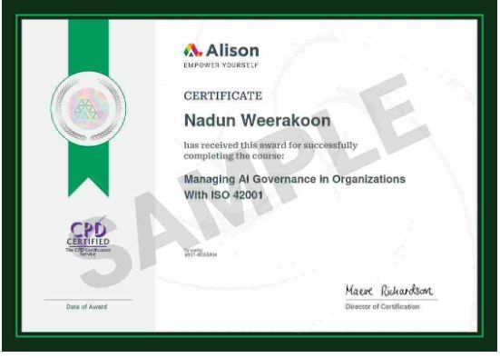 Nadun Weerakoon on LinkedIn: #alison #ai Nadun Weerakoon on LinkedIn: #alison #ai