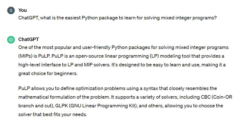 Steven Stark on LinkedIn: #python #operationsresearch #optimization # ... Steven Stark on LinkedIn: #python #operationsresearch #optimization # ...