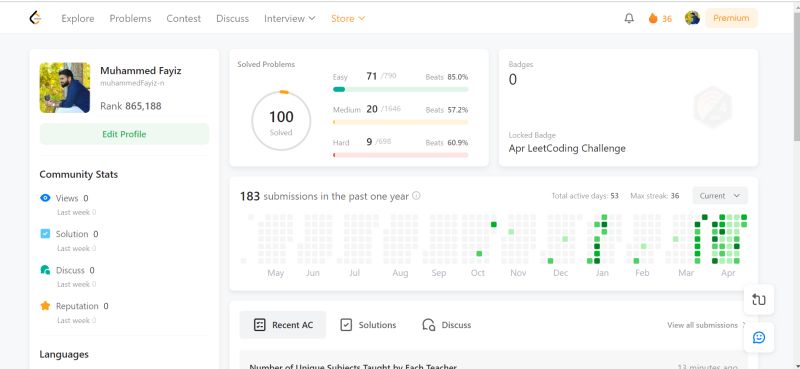 Muhammed Fayiz on LinkedIn: #leetcode #coding #problemsolving # ... Muhammed Fayiz on LinkedIn: #leetcode #coding #problemsolving # ...