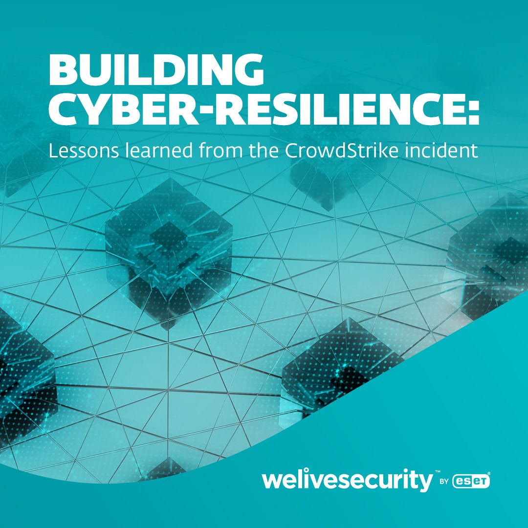 ESET UK on LinkedIn: Building cyber-resilience: Lessons learned from ... ESET UK on LinkedIn: Building cyber-resilience: Lessons learned from ...