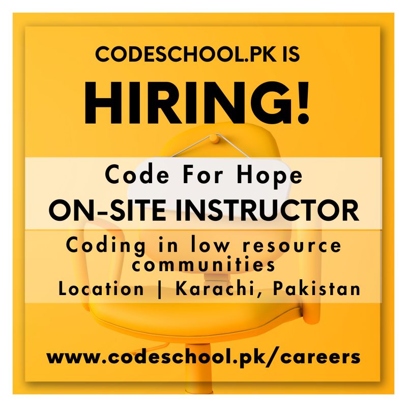 Codeschool.pk on LinkedIn: Attention Karachi programmers Explore a ... Codeschool.pk on LinkedIn: Attention Karachi programmers Explore a ...
