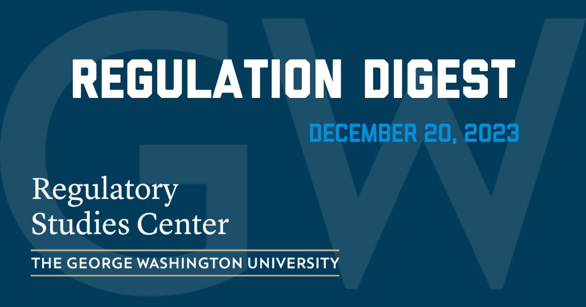 The George Washington University Regulatory Studies Center on LinkedIn ... The George Washington University Regulatory Studies Center on LinkedIn ...