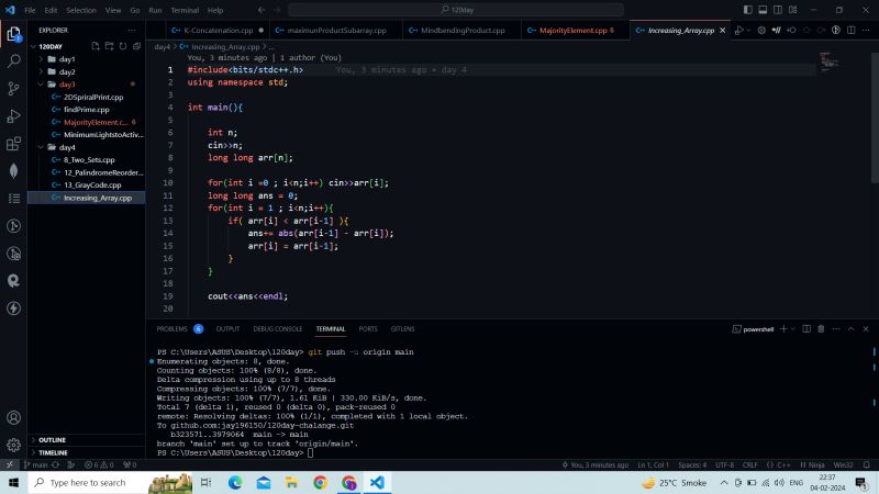 Jay prajapati on LinkedIn: #codingchallenge #day4done #progressincode ... Jay prajapati on LinkedIn: #codingchallenge #day4done #progressincode ...