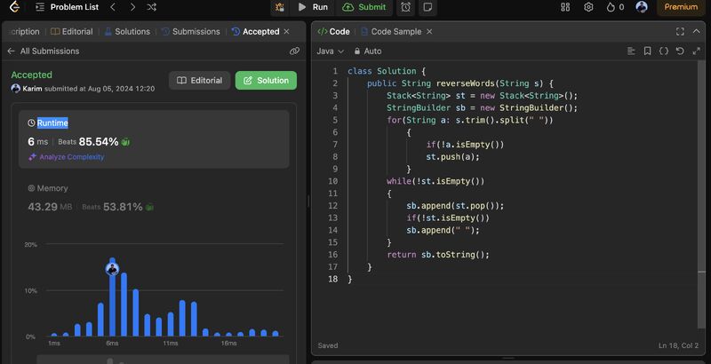 Karim Merhi on LinkedIn: #leetcode75 #stack #string #twopointers Karim Merhi on LinkedIn: #leetcode75 #stack #string #twopointers