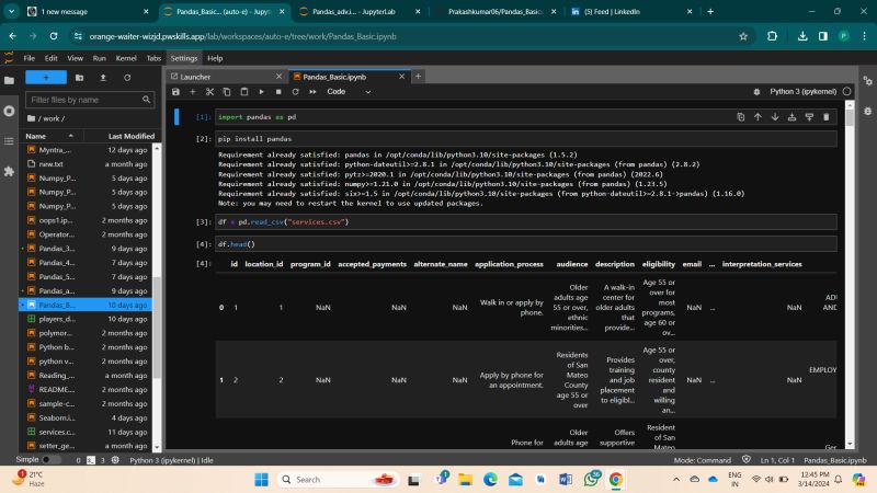 Sharing my work with Pandas, a data analysis tool | Prakash Kumar ... Sharing my work with Pandas, a data analysis tool | Prakash Kumar ...