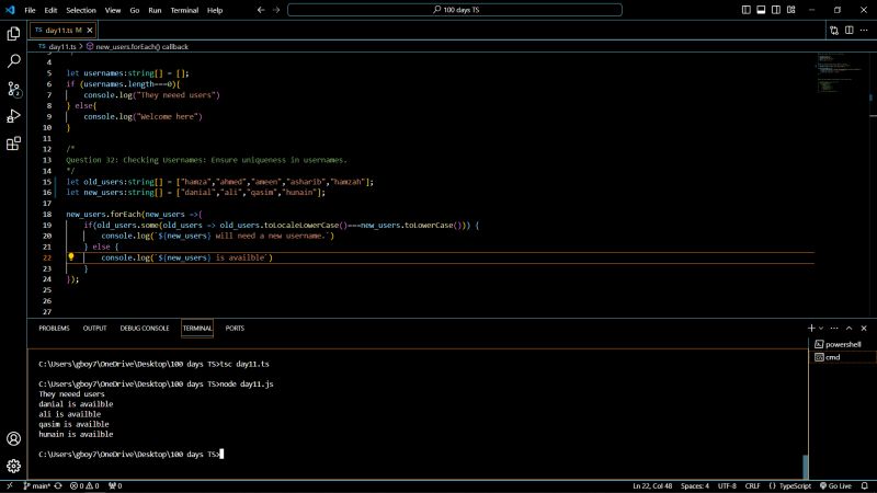 Hamza Ahmed on LinkedIn: #100daysofcodingchallenge #coding #typescript ... Hamza Ahmed on LinkedIn: #100daysofcodingchallenge #coding #typescript ...