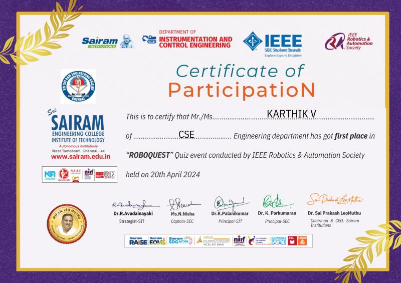 Karthik Vinod on LinkedIn: #robotics #automation #ieee | 11 comments Karthik Vinod on LinkedIn: #robotics #automation #ieee | 11 comments