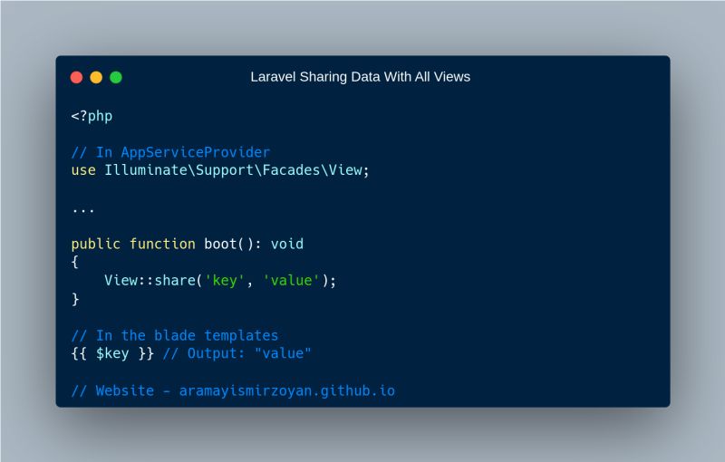 Aramayis Mirzoyan on LinkedIn: #laravel #php #backend #tip Aramayis Mirzoyan on LinkedIn: #laravel #php #backend #tip