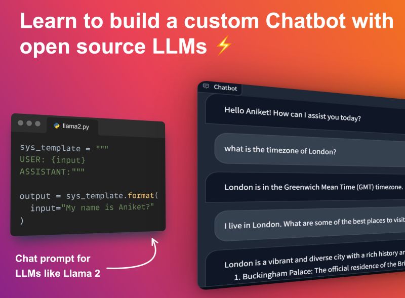 Aniket Maurya on LinkedIn: Learn how to build a chatbot using open ... Aniket Maurya on LinkedIn: Learn how to build a chatbot using open ...