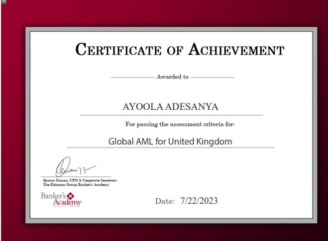 Ayoola Adesanya on LinkedIn: Just completed a short training organized ... Ayoola Adesanya on LinkedIn: Just completed a short training organized ...