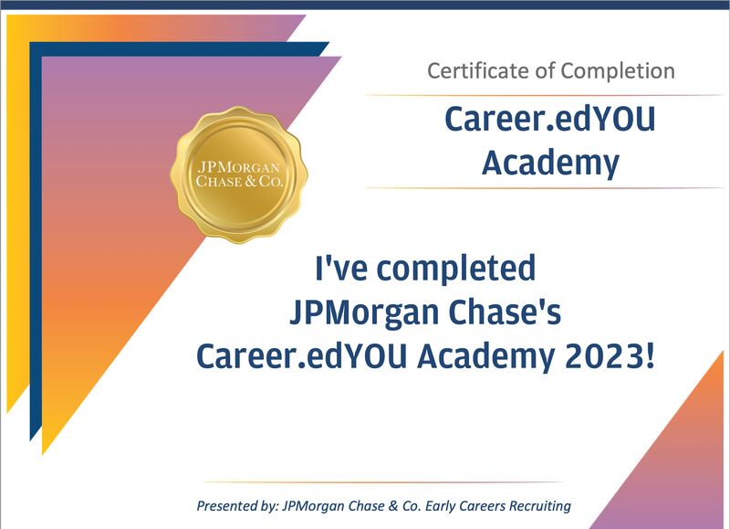 Janavi Patel on LinkedIn: #jpmorganchase #professionaldevelopment # ... Janavi Patel on LinkedIn: #jpmorganchase #professionaldevelopment # ...