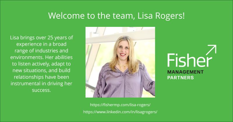 Fisher Management Partners on LinkedIn: Lisa Rogers - Fisher Management ... Fisher Management Partners on LinkedIn: Lisa Rogers - Fisher Management ...