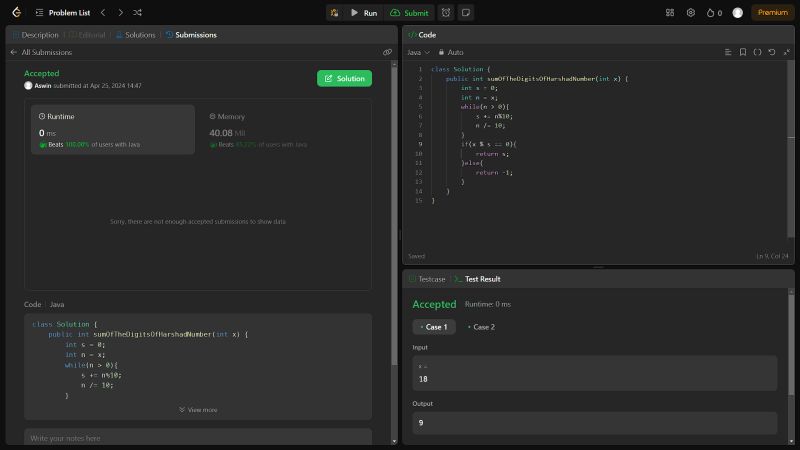 Aswin S on LinkedIn: #100daysofcode #javaprogramming #algorithm # ... Aswin S on LinkedIn: #100daysofcode #javaprogramming #algorithm # ...