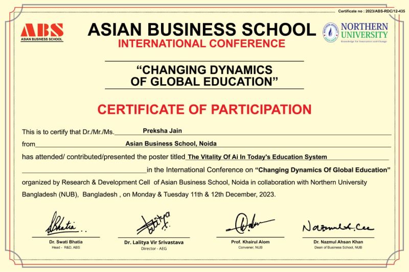 Preksha Jain on LinkedIn: #postermaking #ai #internationalconference # ... Preksha Jain on LinkedIn: #postermaking #ai #internationalconference # ...