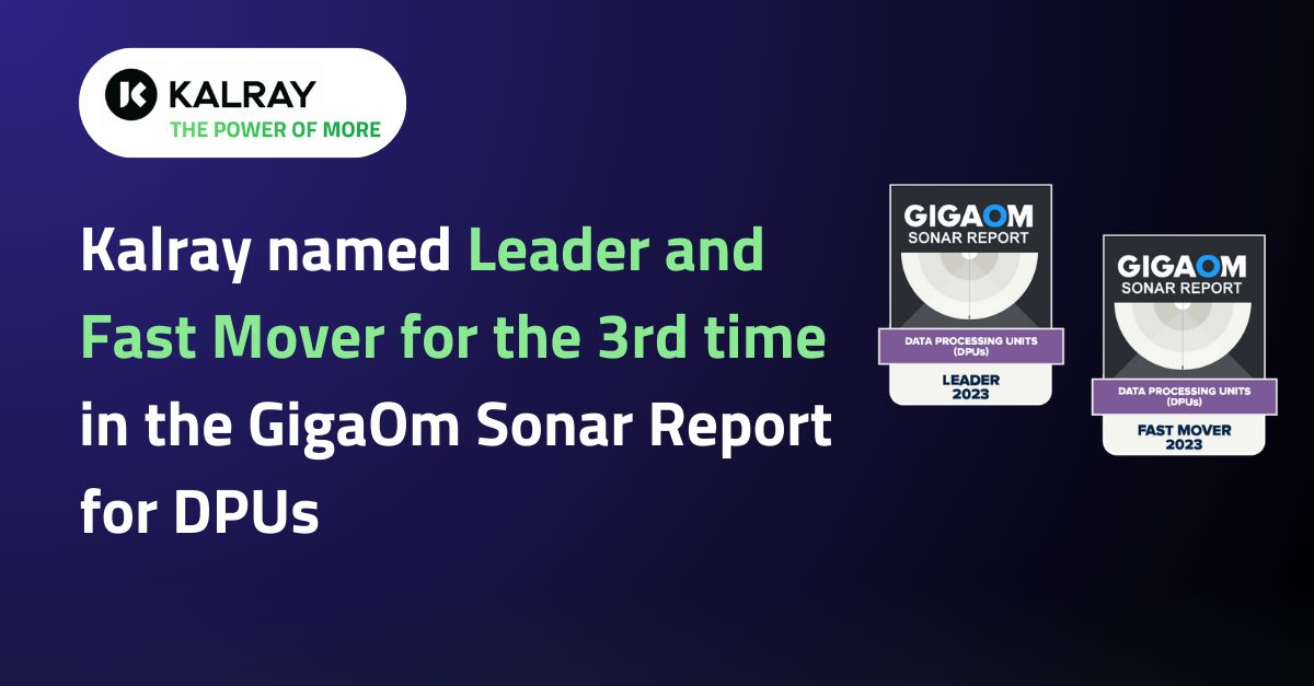 Kalray on LinkedIn: Kalray in GigaOm Sonar Report | Kalray Kalray on LinkedIn: Kalray in GigaOm Sonar Report | Kalray