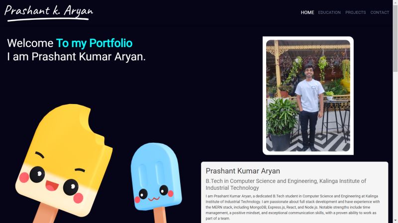 Prashant Kumar Aryan on LinkedIn: #webdevelopment #portfolio #mernstack ... Prashant Kumar Aryan on LinkedIn: #webdevelopment #portfolio #mernstack ...