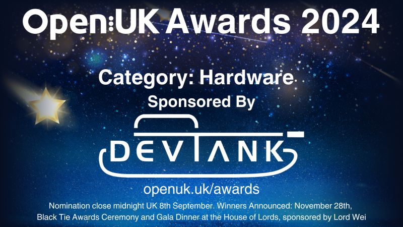 Devtank Ltd on LinkedIn: #openuk #hardware #openhardware #awardsponsor ... Devtank Ltd on LinkedIn: #openuk #hardware #openhardware #awardsponsor ...
