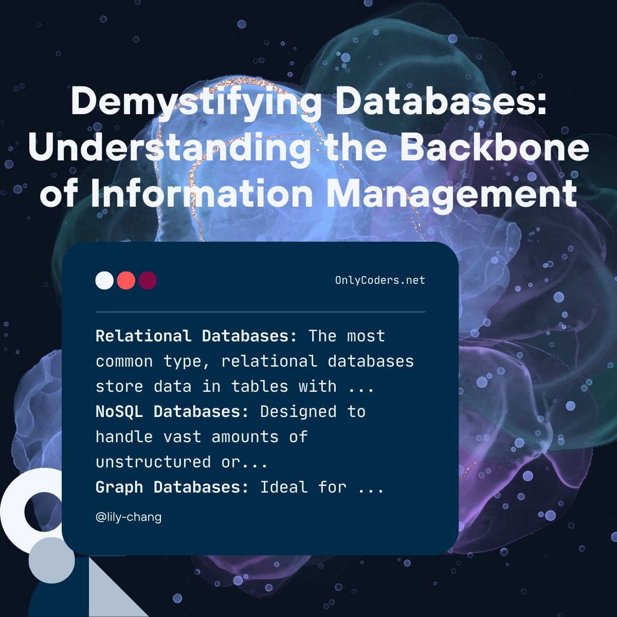 OnlyCoders.net on LinkedIn: #demystifying #databases #backbone # ... OnlyCoders.net on LinkedIn: #demystifying #databases #backbone # ...