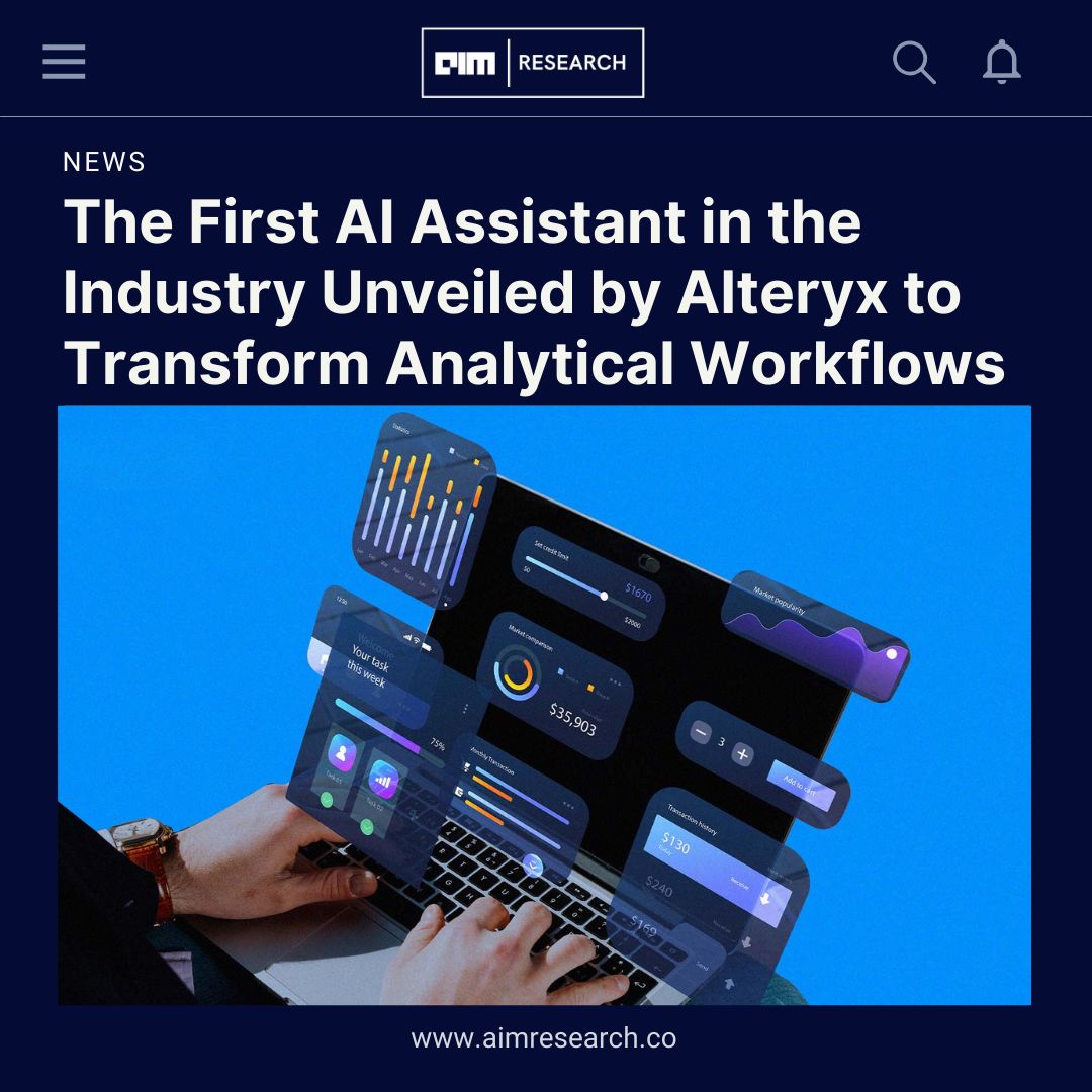 AIM Research on LinkedIn: Alteryx unveils AiDIN Copilot, the first AI ... AIM Research on LinkedIn: Alteryx unveils AiDIN Copilot, the first AI ...